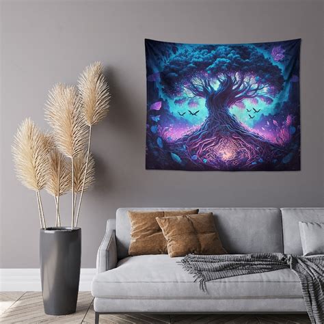 Tree Of Life Pandora Tapestry Avatar Tree Of Souls Tapestry Etsy