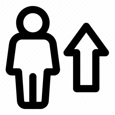 Population Up Increase Demography Demographic People Growth Icon