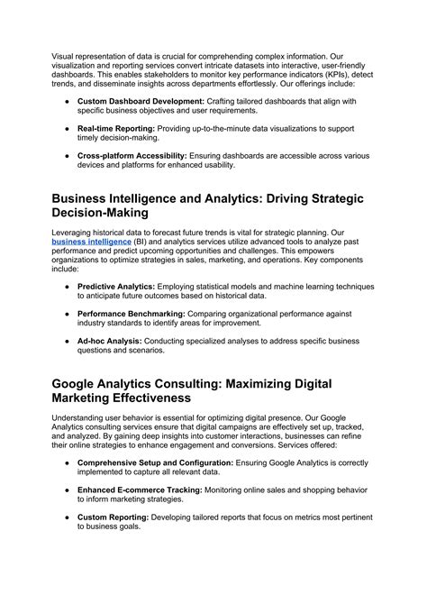 Comprehensive Data Analytics Services For Strategic Business Growthdocx