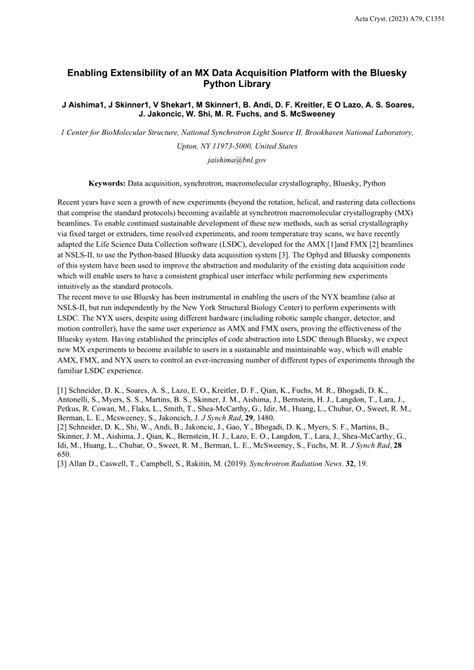 Pdf Enabling Extensibility Of An Mx Data Acquisition Platform With