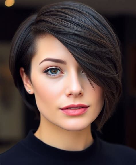 Flattering Short Hairstyles For Round Faces Women