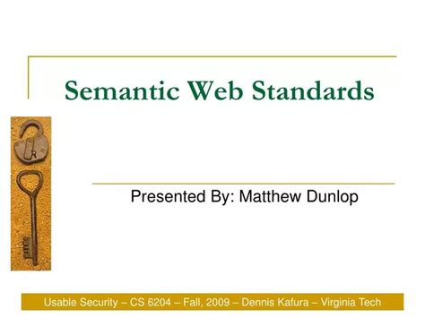Ppt Semantic Web Standards Powerpoint Presentation Free Download