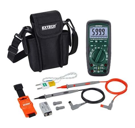 Extech Ex520a High Accuracy True Rms Heavy Duty Industrial Multimeter With Loz And Low Pass