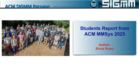 Mmsys2025 Acm Sigmm Mmsys2025 Acm Sigmm