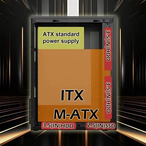 Matx Case High Airflow Micro Atx Pc Case Support Matx Mini Itx Micro Atx Case Slim With Usb3