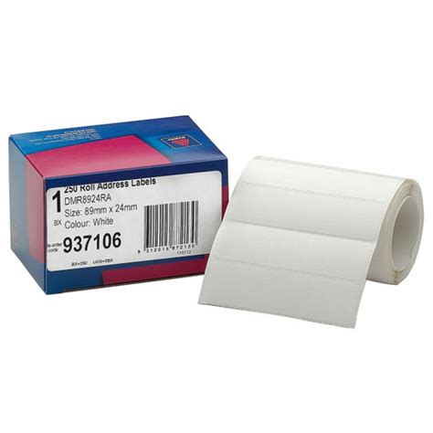 Avery 937108 White Roll Address Labels 102 X 36 Mm 250 Roll It S