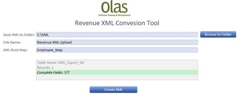 Excel To XML Conversion Tool Olas IT Services Ireland