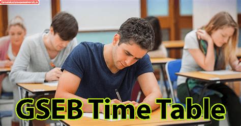 Gseb Time Table 2025 Ssc Gujarat Board Hsc Exam Dates Schedule