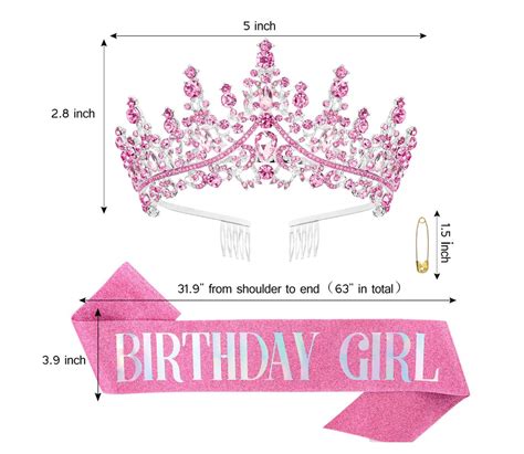 Birthday Sash Princess Crown