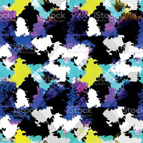 환각 추상 색상 완벽 한 기하학적 배경 벡터 일러스트 레이 션 갈색에 대한 스톡 벡터 아트 및 기타 이미지 갈색 강렬하고 밝은 색상 그림 그리기 Istock