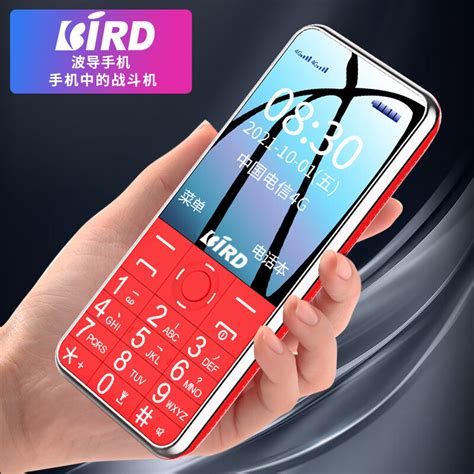 波导（bird）d1 微聊老人机超长待机大电量双卡双待全网通2023旗舰老年人手机备用机4g电信版大字大声音 红色 京东商城【降价监控 价格