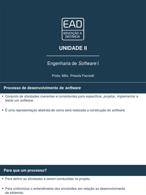 Slides De Aula Unidade Ii Pdf Testes De Software Engenharia De