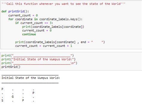 solved in python wumpus world problem the agent starts