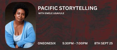 Pacific Storytelling With Emele Ugavule Whangārei Eventfinda