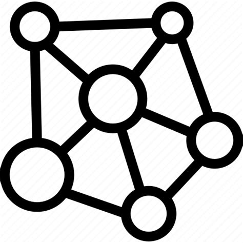 Graph Vertex Nodes Network Icon Download On Iconfinder