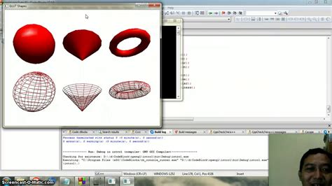 Project Opengl Atau Freeglut I Menjalankan Demo Freeglut Youtube
