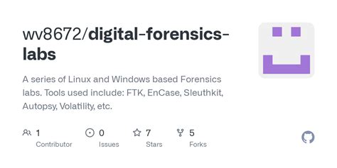 Github Wv Digital Forensics Labs A Series Of Linux And Windows Based Forensics Labs