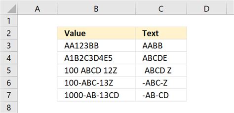 How To Remove Numbers From A Cell Value