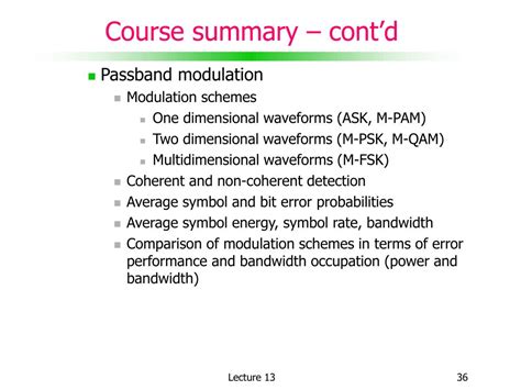 PPT Digital Communications I Modulation And Coding Course PowerPoint Presentation ID
