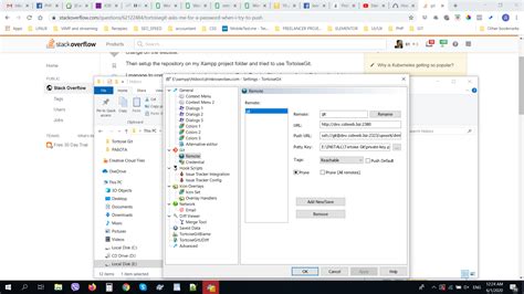 Git Tortoisegit Asks Me For A Password When I Try To Push Stack Overflow