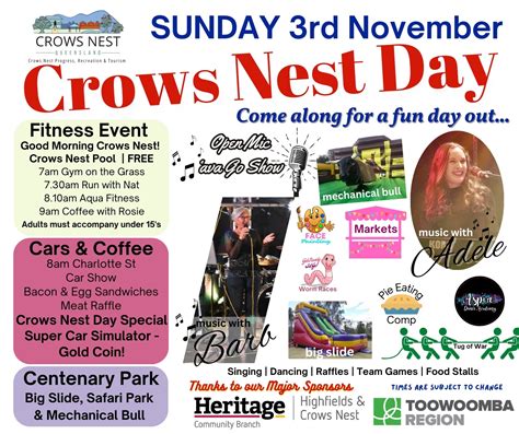 Crows Nest Day Toowoomba Region