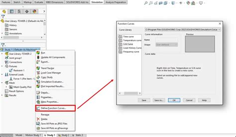 Defining A Function Curve In Solidworks Simulation Egs
