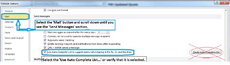 Auto Complete Suggested Contacts In Outlook 2010 Experts Exchange