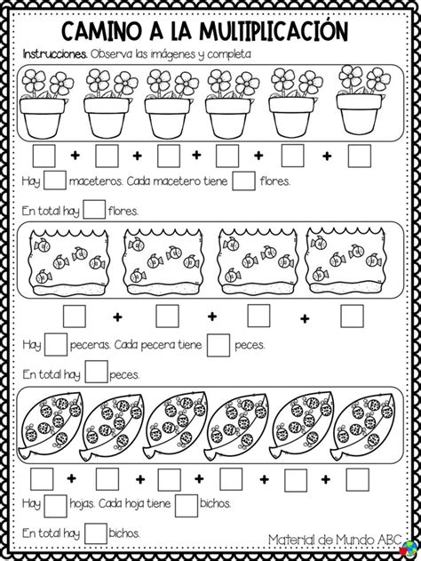 Cuaderno Para Iniciar A Los Alumnos En La Multiplicación In 2025 Math