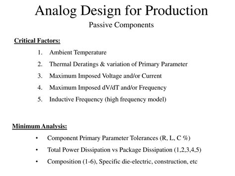 Ppt Passive Components Powerpoint Presentation Free Download Id9597264 Ppt Passive Components Powerpoint Presentation Free Download Id9597264