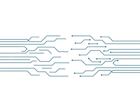 Circuit Technology Logo Vector Computer Illustration Digital Vector Computer Illustration
