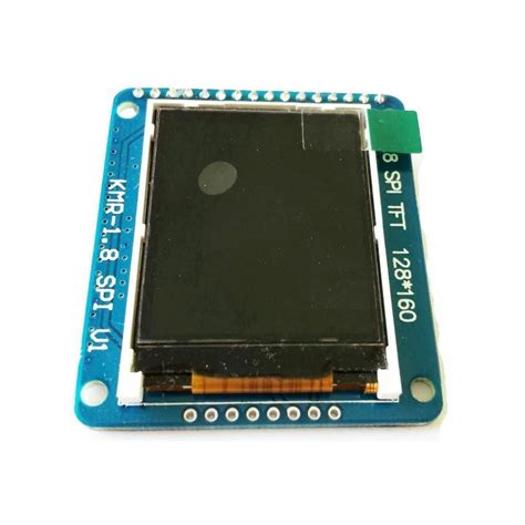 ecran display tft lcd 1 8 128x160 spi st7735r soclu sd card arduino