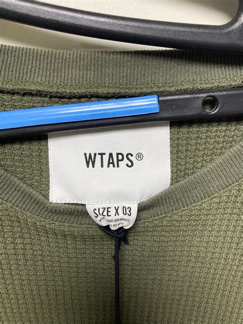 더블탭스wtaps 와플 니트 카키 후루츠패밀리