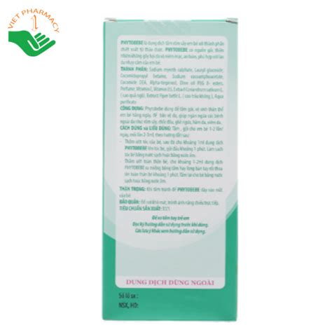 Dung Dịch Tắm Rôm Sảy Em Bé Phytobebe 100ml