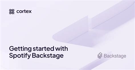 Getting Started With Spotify Backstage Cortex