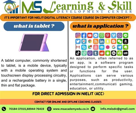 Info Msld On Linkedin Nielitdlc Acccourse Computerbasics Tabsandapplications Techskills