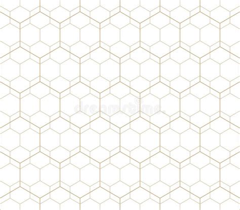 Hexagon Pattern Luxury Texture Background Stock Illustrations 14854