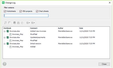 How To Enable Version Control And Track Changes In Excel Workbooks User Guide XLTools