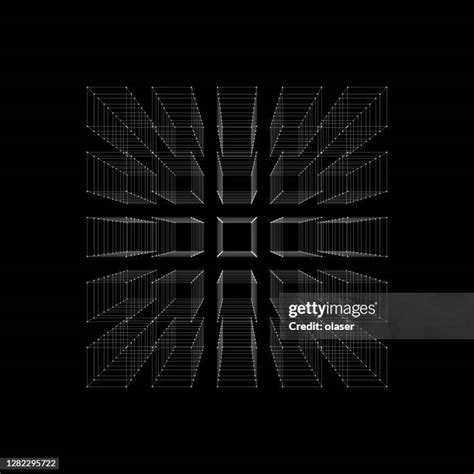 3d Cube Wireframe Photos And Premium High Res Pictures Getty Images