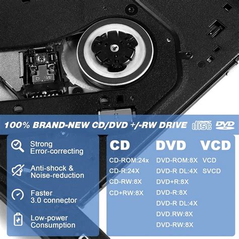 external dvd player and burner dvd cd drive for laptop and macbook external