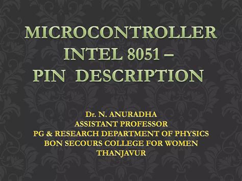 Intel 8051 Pin Description Pdf