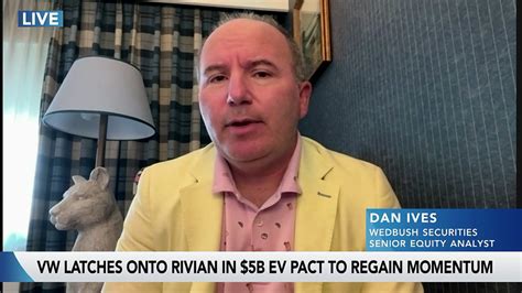 댄 아이브스 폭스바겐 투자는 리비안에 게임체인저 Sbs Biz