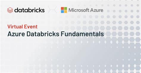 Azure Databricks Fundamentals Databricks