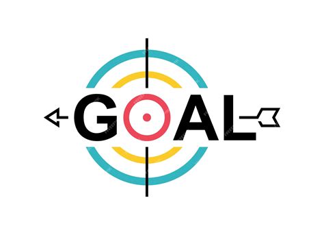 Premium Vector Target Line Icon With Arrow Goal Concept Marketing