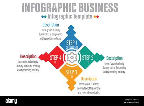 6project 6months 6yearmodern Timeline Diagram With Progress Circle Presentation Vector