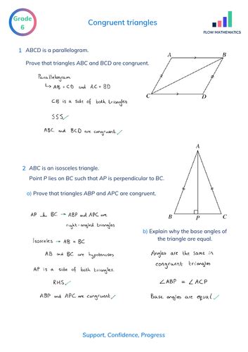 Congruent Triangles Teaching Resources