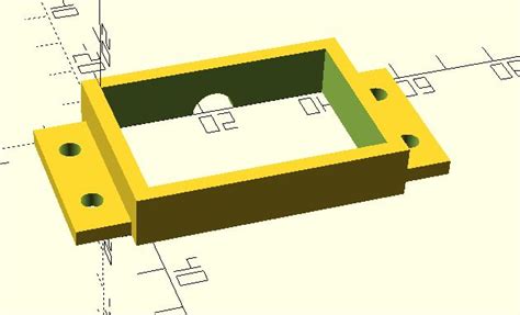 An Openscad Toggle Switch Housing