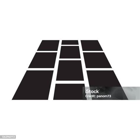 웹 디자인 로고 Ui에 대한 바닥 아이콘 벡터 가구 및 가정용 개념 그림 포장용 석재에 대한 스톡 벡터 아트 및 기타 이미지