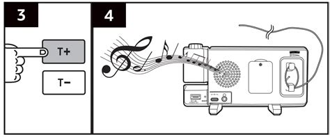 Amazon Basics B0b5df7hkv Rectangular Projection Alarm Clock Instruction Manual
