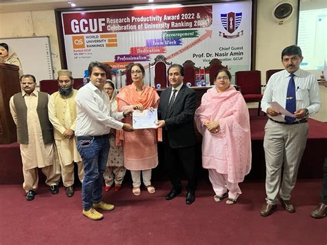 Dr Syed Ahmad Gillani On Linkedin Alhumdulillah Received Research Productivity Award And Cash