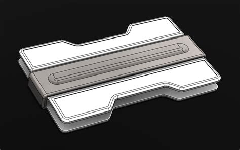 3d Printed Slim Wallet By Colton Black Pinshape